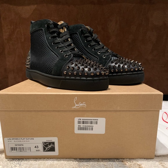 Christian Louboutin | Shoes | Mens Black Christian Louboutin Size 43 Us ...